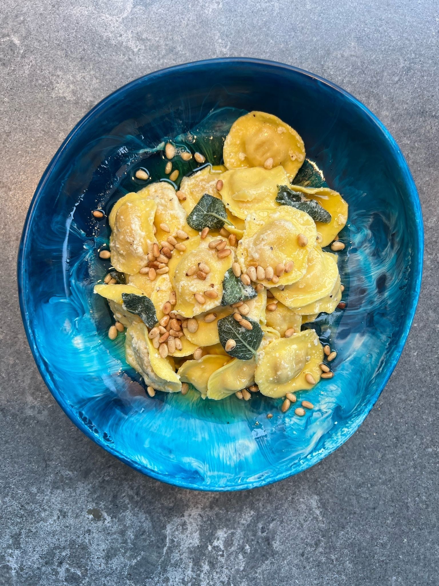 Burnt Butter with Sage Pumpkin Ravioli – Jules Sebastian
